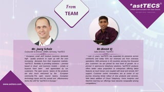 *astTECS Company Profile | PPT