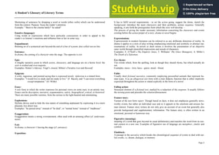 A STUDENT S GLOSSARY OF LITERARY TERMS | PDF