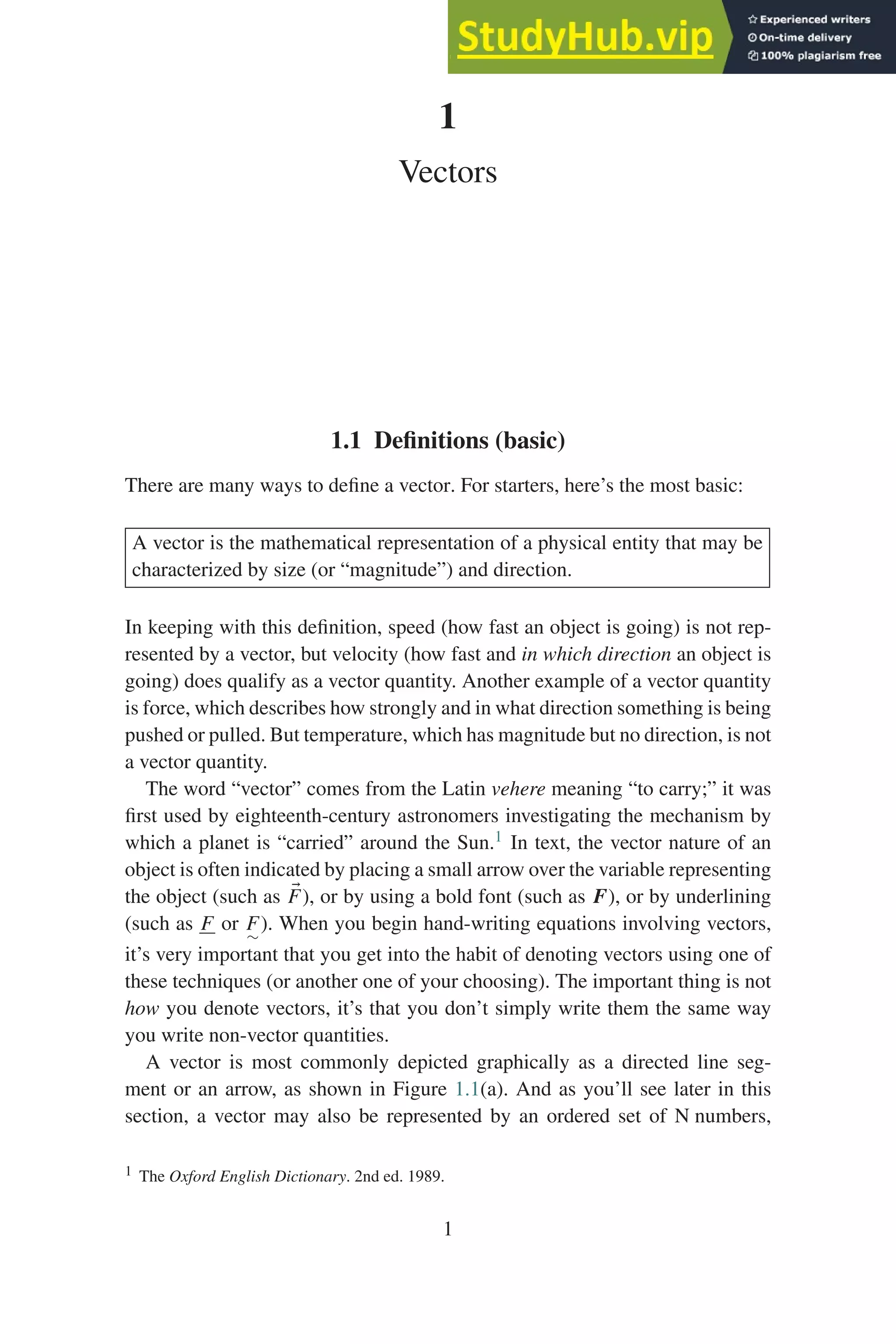 A Students Guide To Vectors And Tensors | PDF