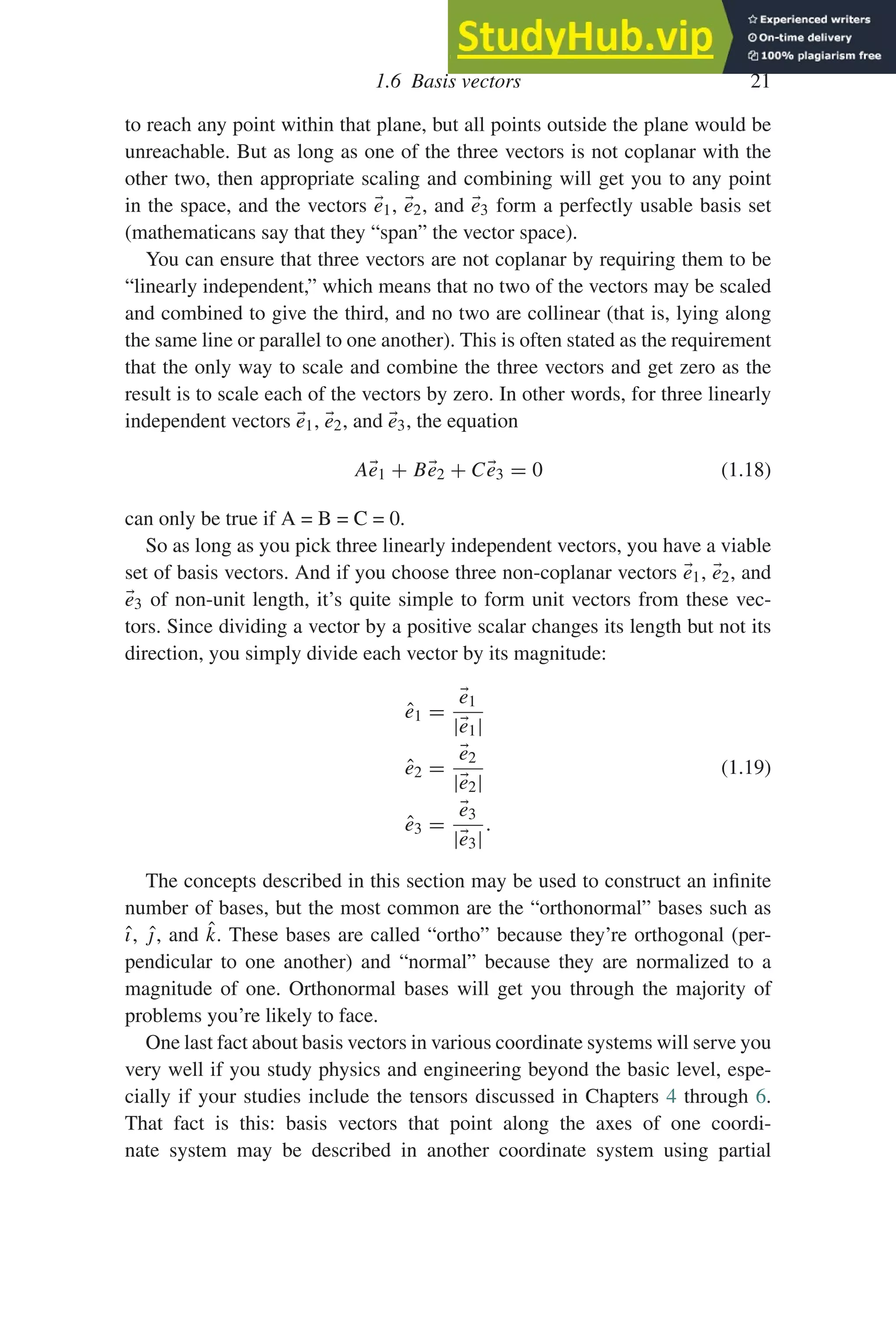 A Students Guide To Vectors And Tensors | PDF