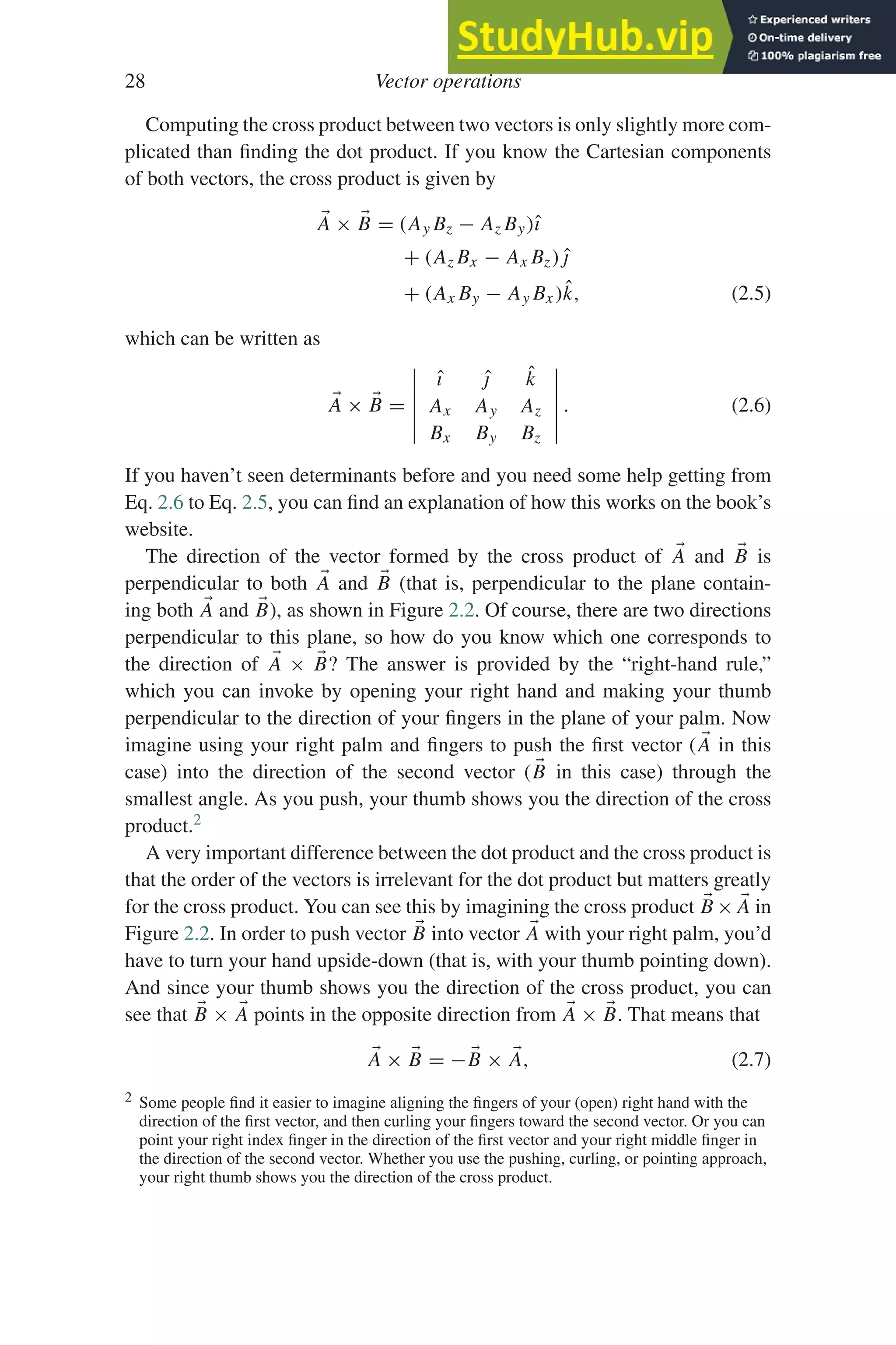 A Students Guide To Vectors And Tensors | PDF