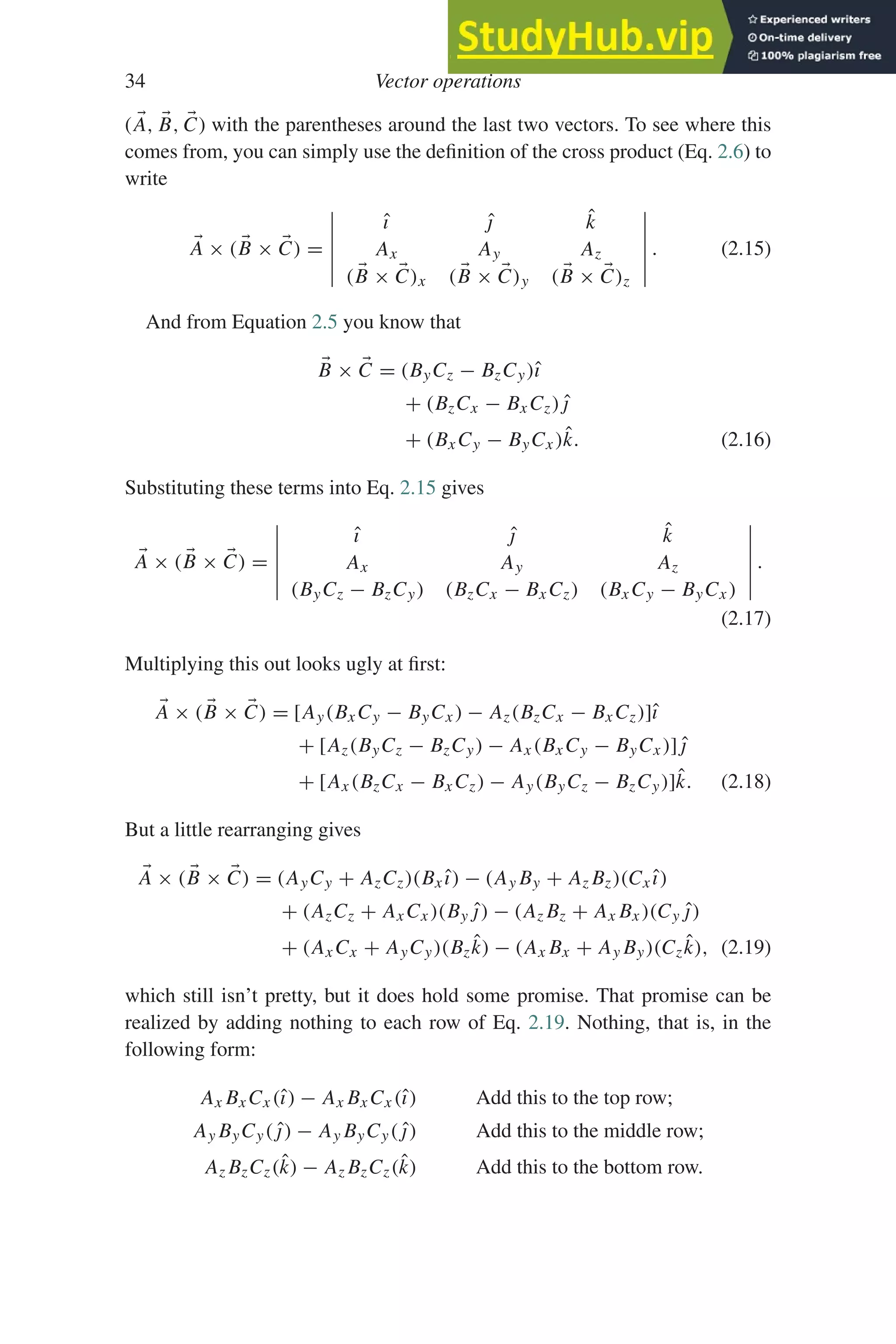 A Students Guide To Vectors And Tensors | PDF