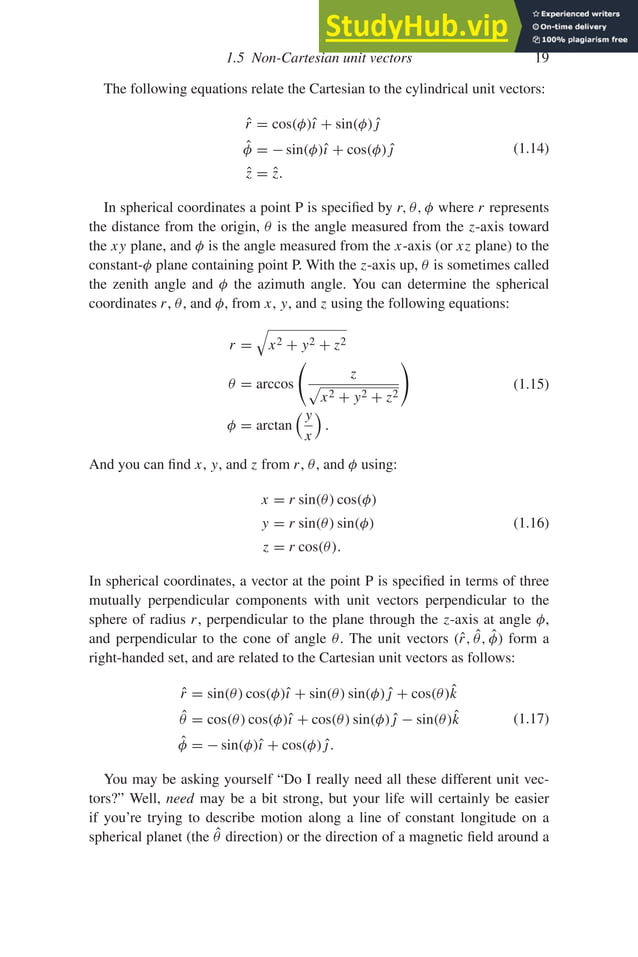 A Students Guide To Vectors And Tensors | PDF