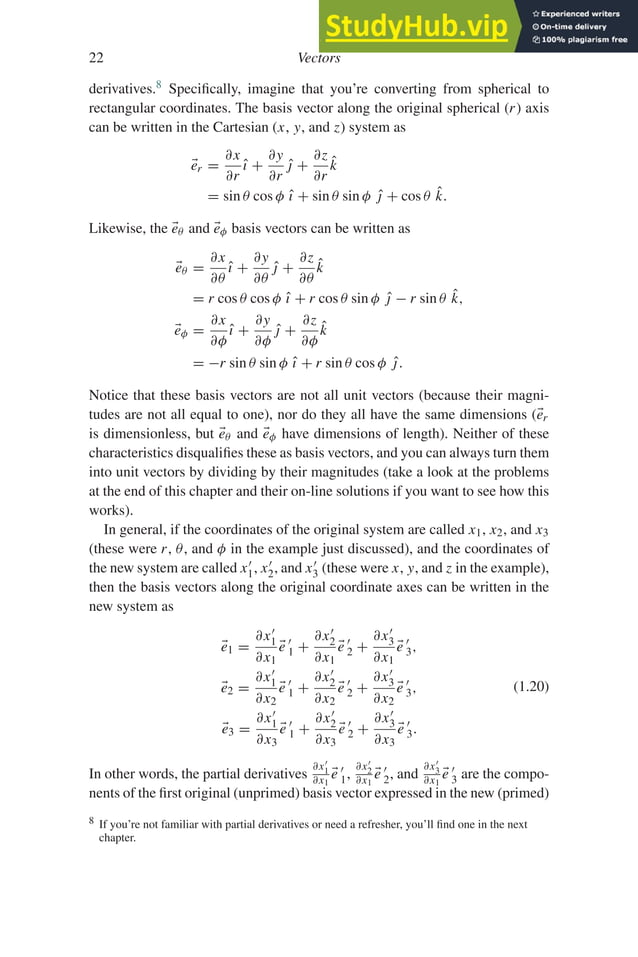 A Students Guide To Vectors And Tensors | PDF