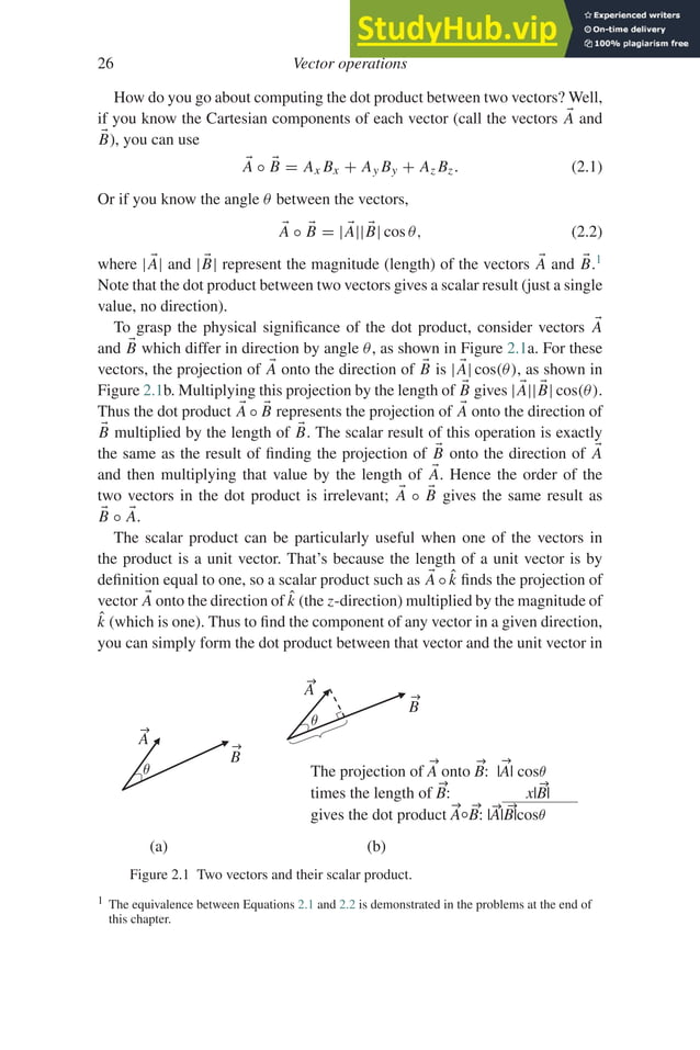 A Students Guide To Vectors And Tensors | PDF