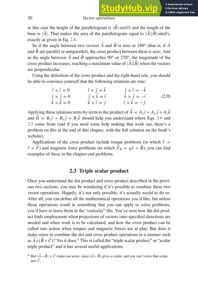 A Students Guide To Vectors And Tensors | PDF