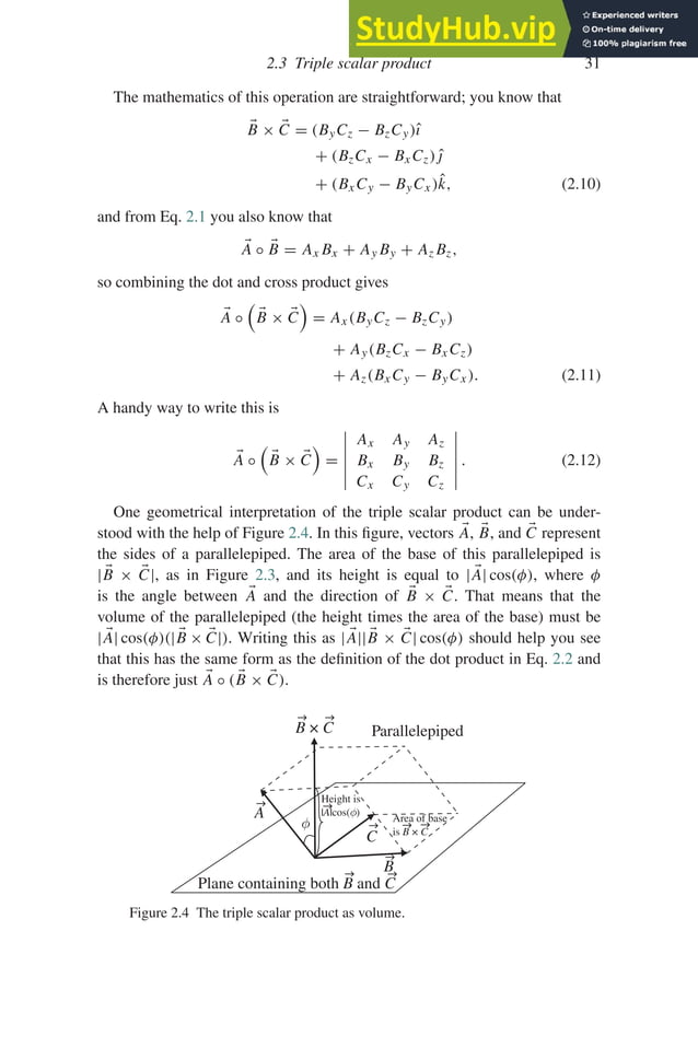 A Students Guide To Vectors And Tensors | PDF