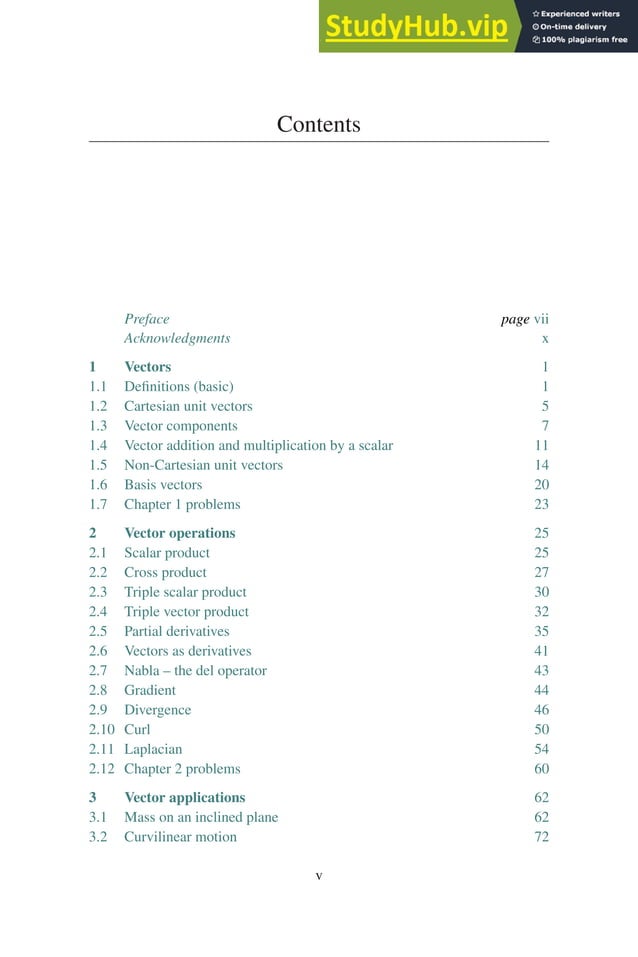 A Students Guide To Vectors And Tensors | PDF