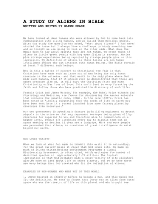 Ufos In The Bible Verses