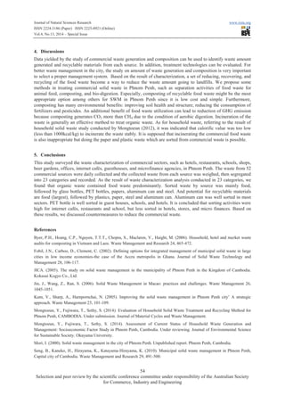 A study of commercial solid waste generation and composition | PDF