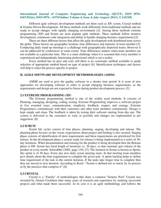 A study of critical success factors for adaption of agile methodology | PDF