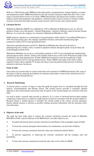 A study of customer satisfactions towards automobiles with reference to ...