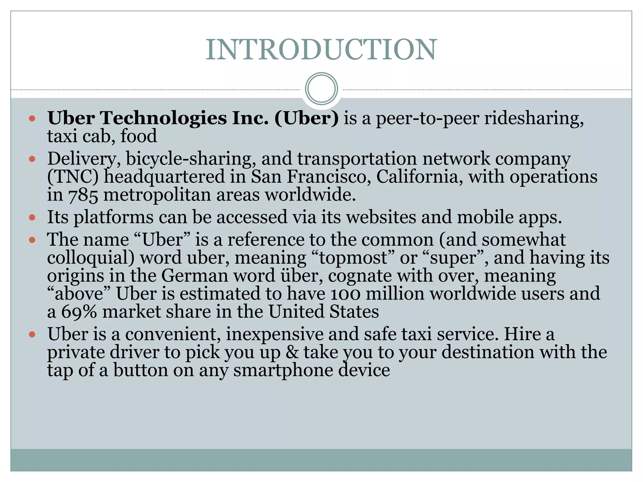 A Study of customer satisfaction towards Uber cabs.pptx