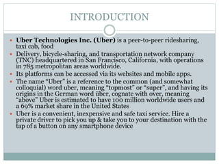 A Study of customer satisfaction towards Uber cabs.pptx