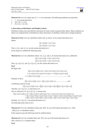 A study of derivations on lattices | PDF