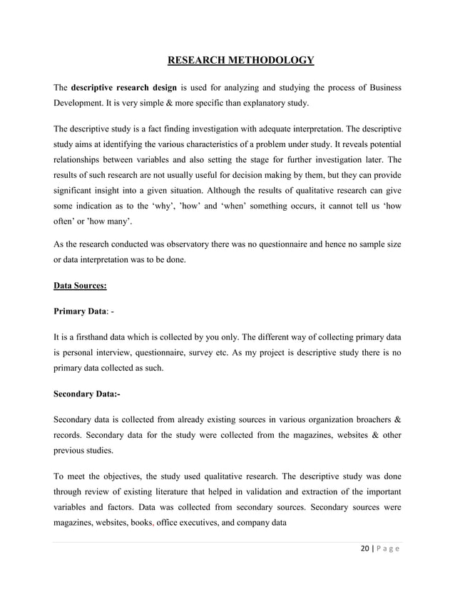 Project report on- "A study of digital marketing services"