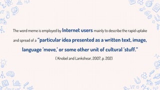A Study of English Language Used on Social Media Memes | PDF