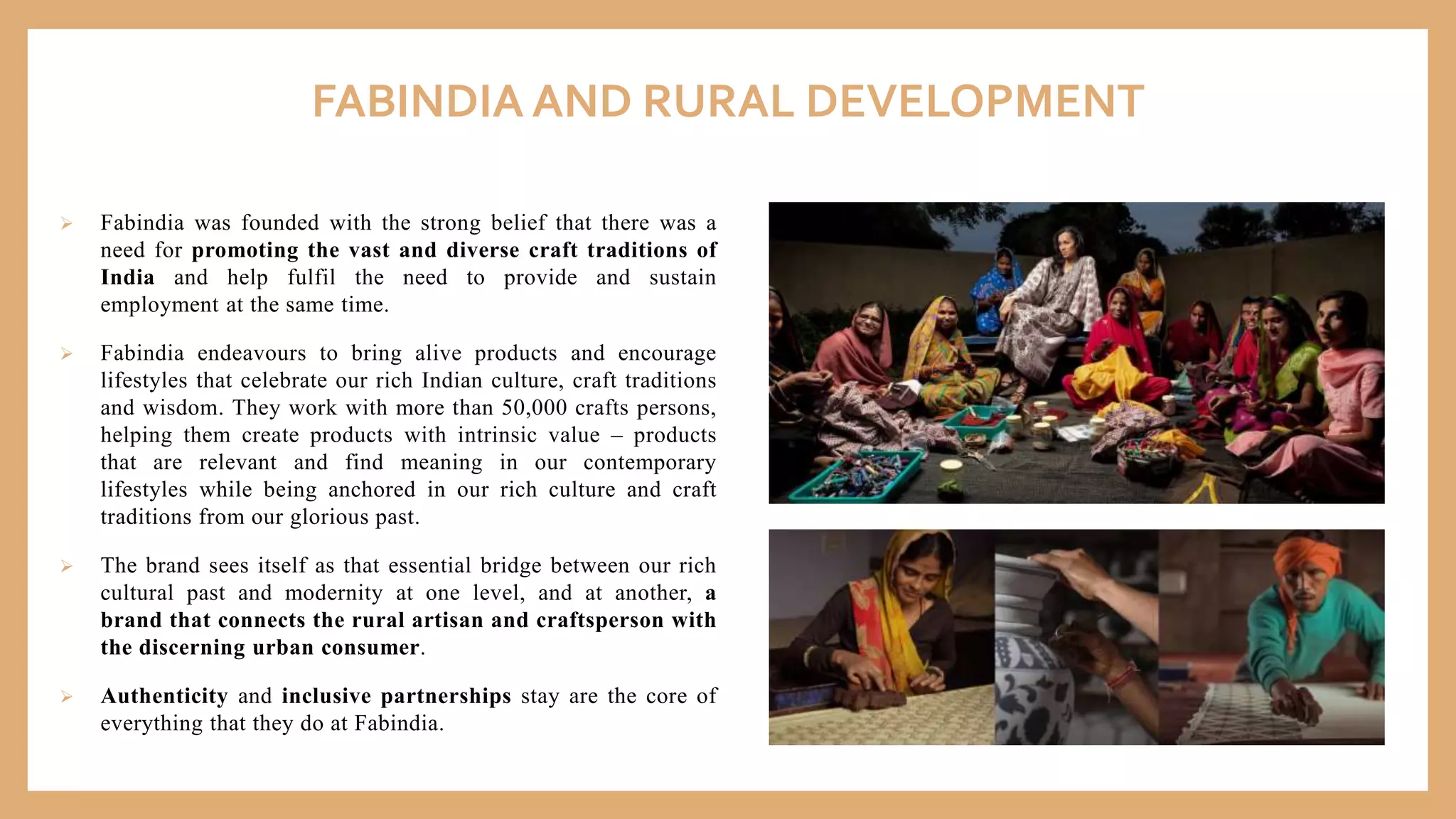 A Study of Fabindia's Sales & Distribution Model | PPTX