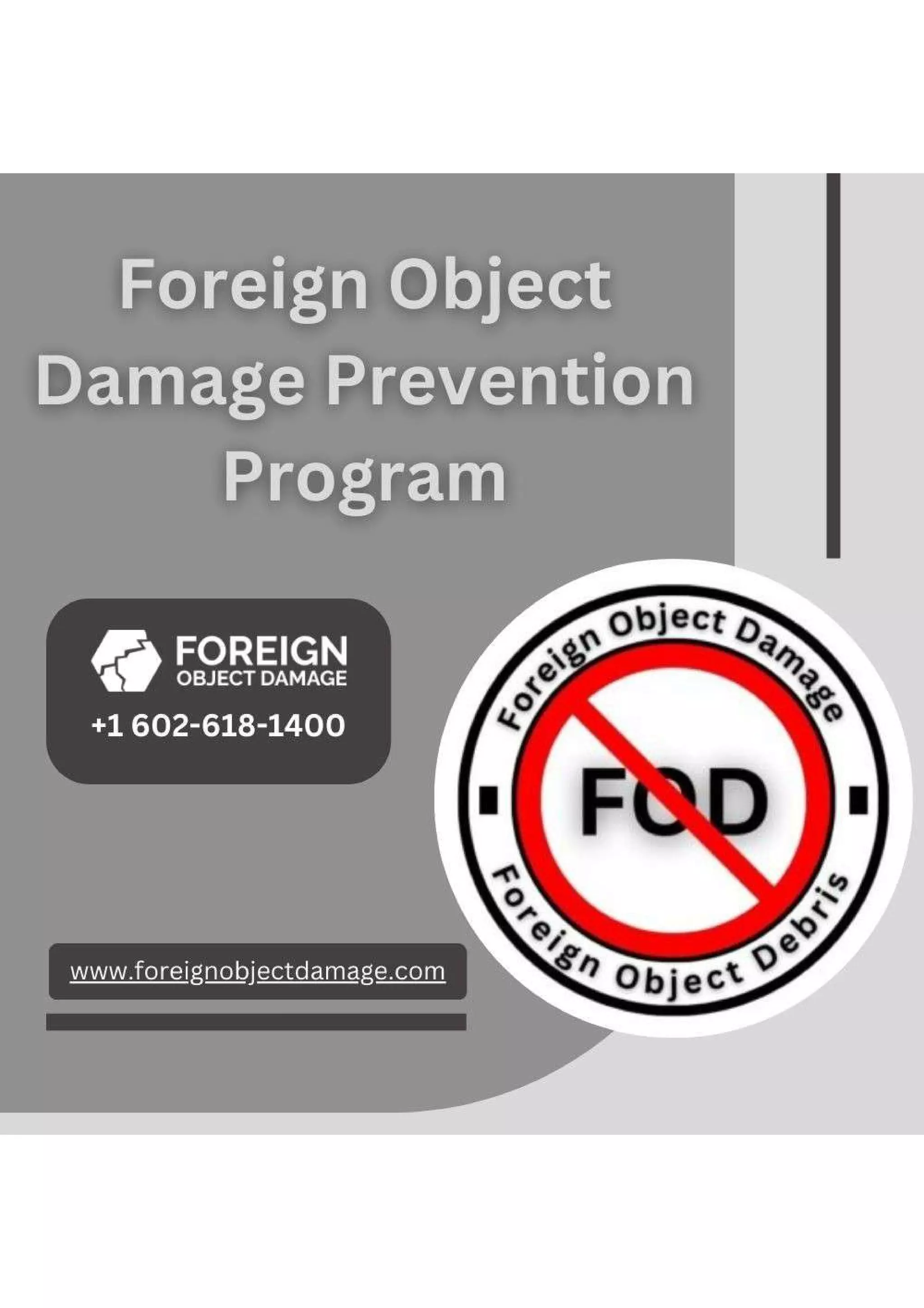 A study of Foreign Object Damage (FOD) | PDF