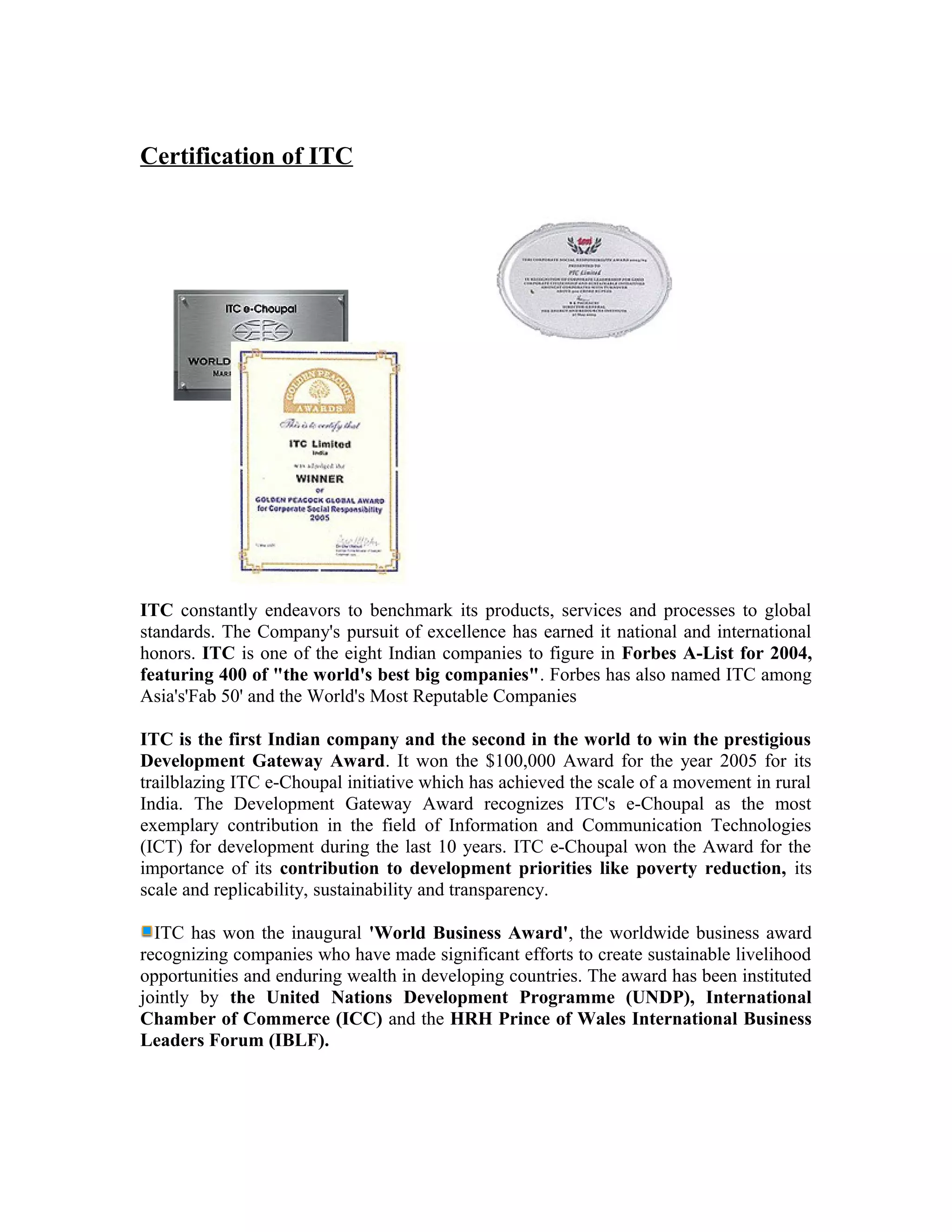 A study of hr practices in ITC | DOC