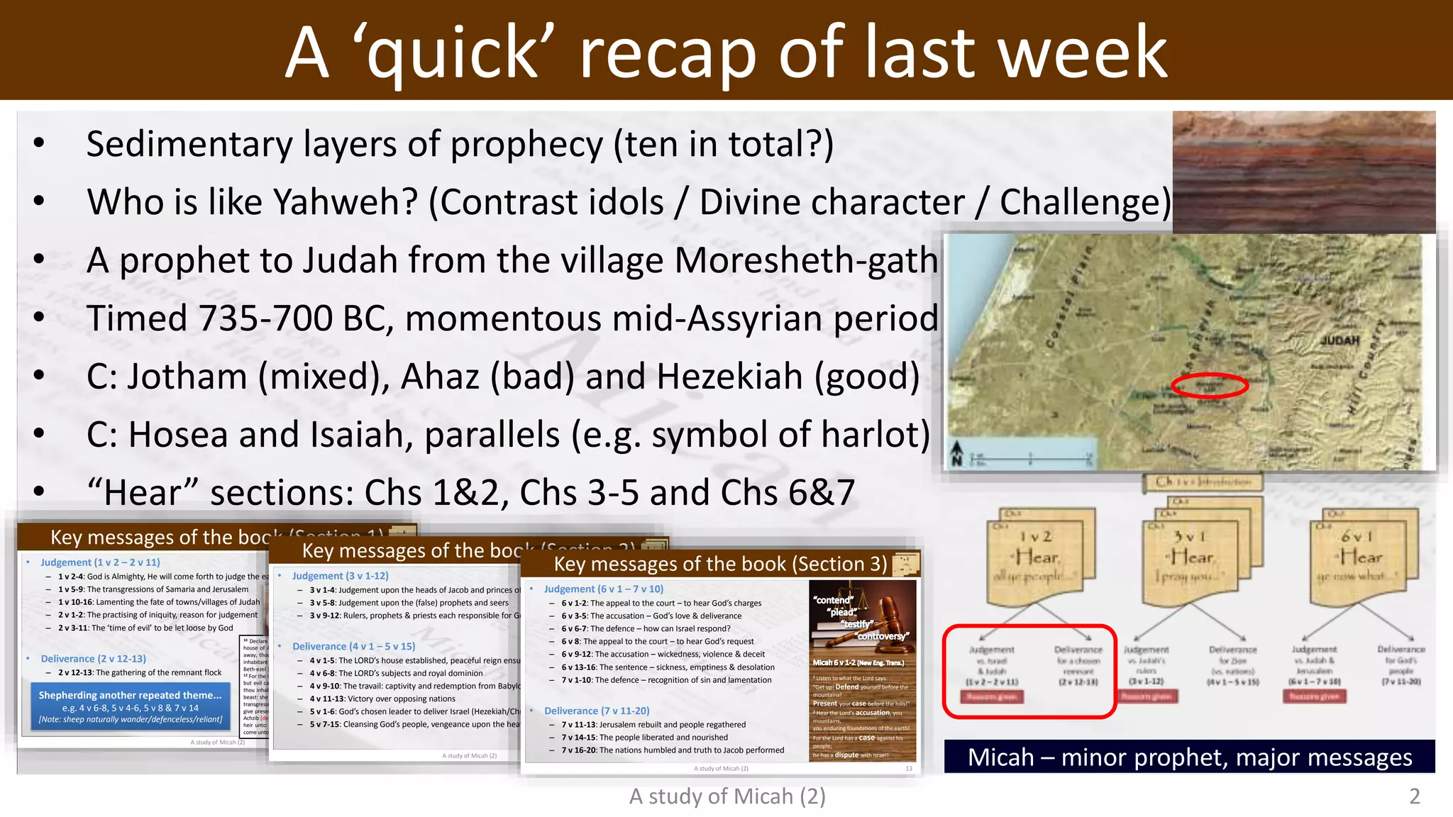 A study of Micah (2 of 2) | PPTX