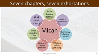 A study of Micah (2 of 2) | PPTX