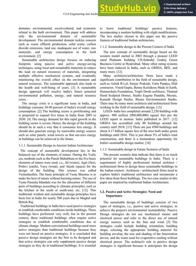 A Study Of Passive And Active Strategies Through Case Studies For The ...