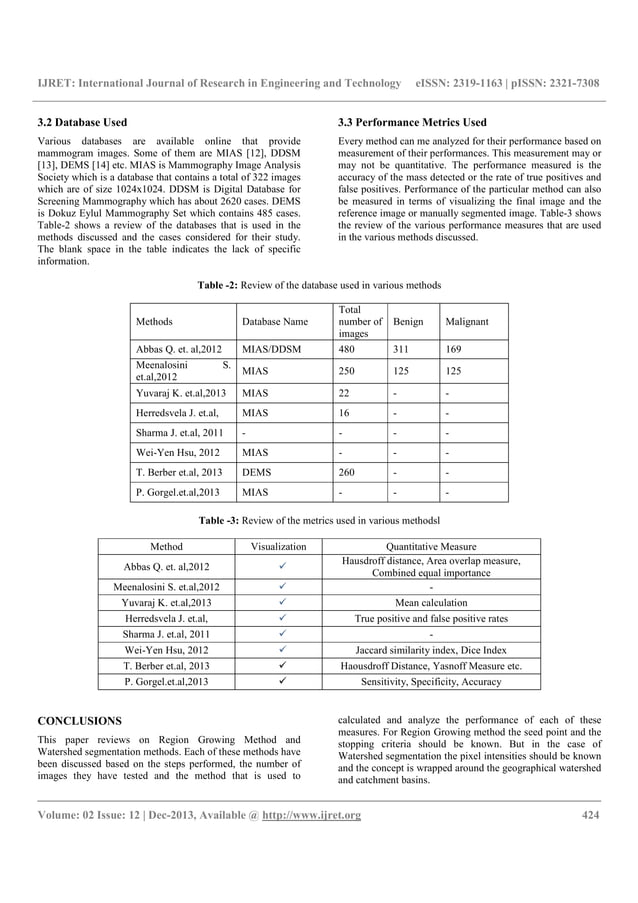 A study of region based segmentation methods for | PDF A study of region based segmentation methods for | PDF
