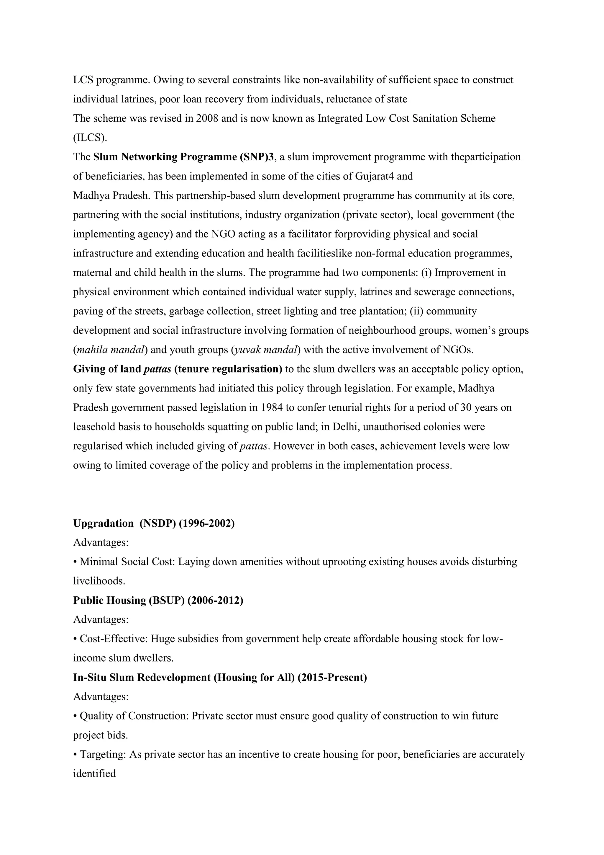 A study of slum rehabilitation schemes and policies | PDF