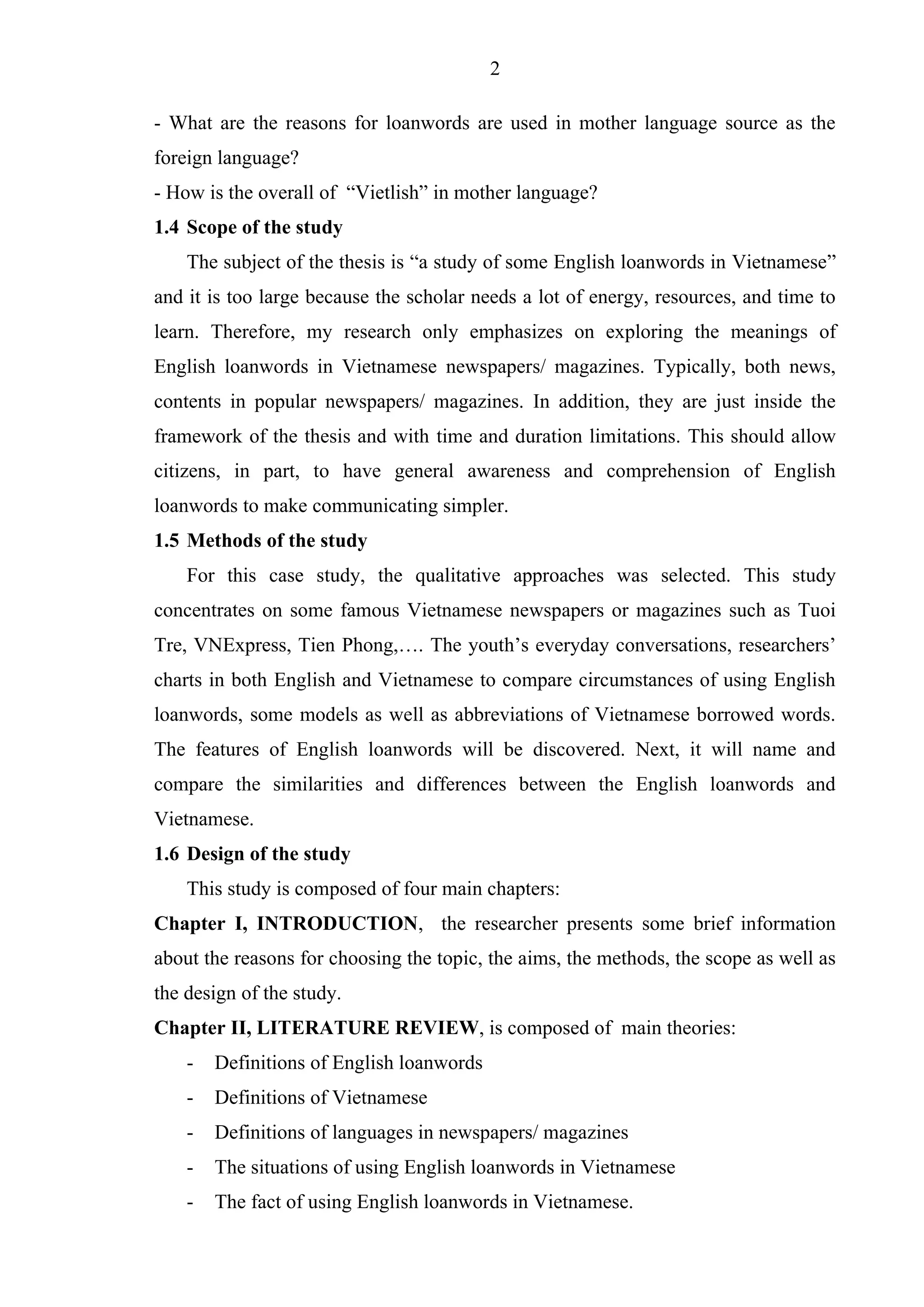 A study of some loanwords | PDF