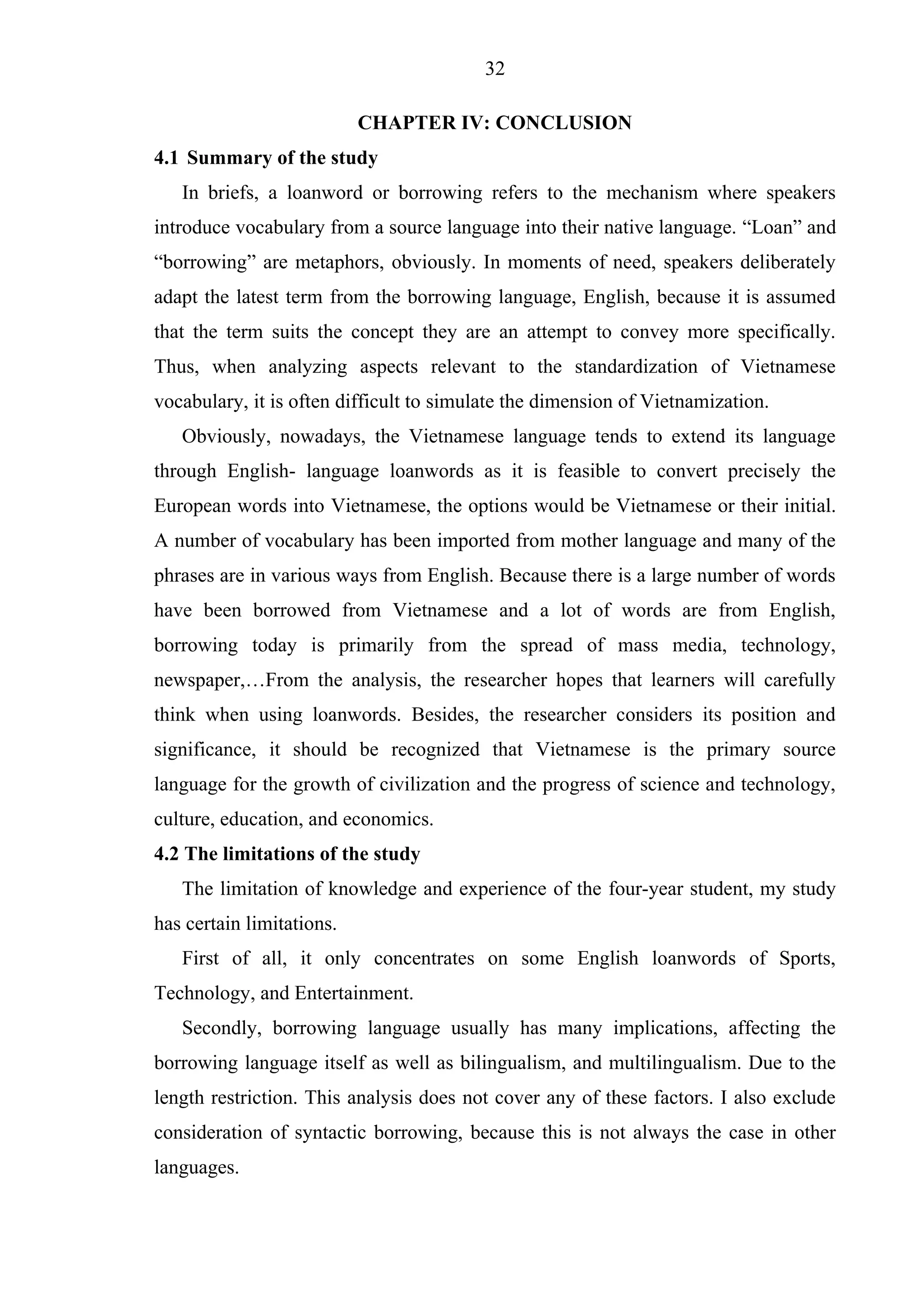 A study of some loanwords | PDF