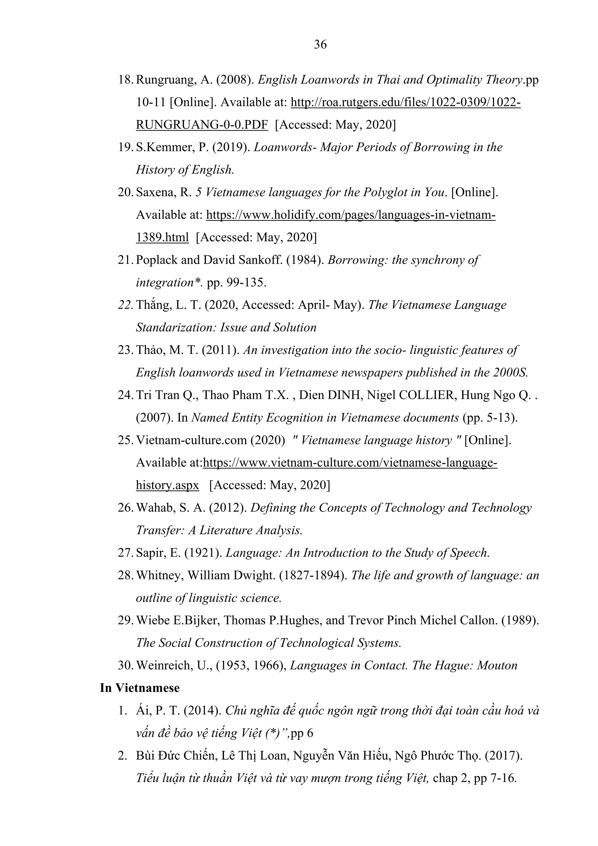 A study of some loanwords | PDF