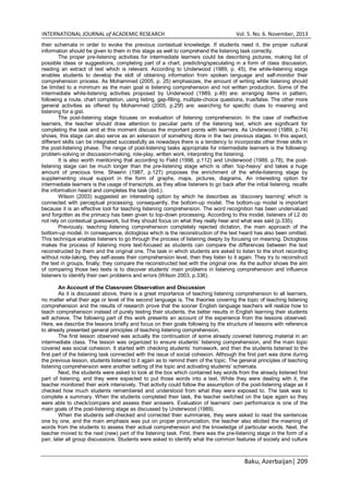 A study of teaching listening to | PDF
