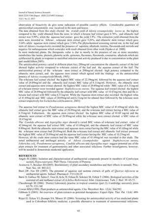 A study of the antimicrobial potency of adenia cissampeloides | PDF