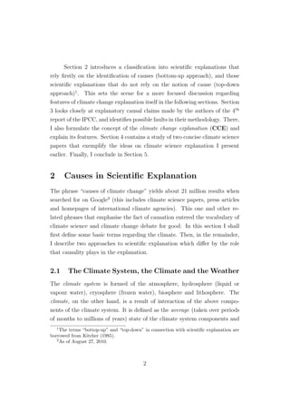A study of the causes of climate change - a master’s thesis in ...