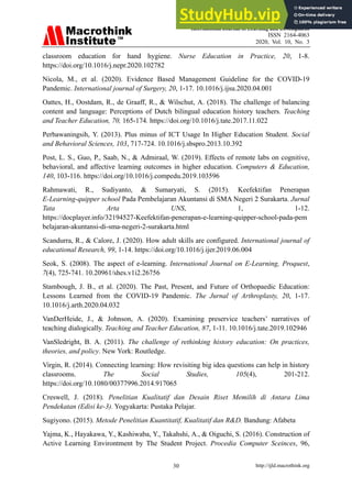 A Study Of The Use Of Quipper School In History Learning During COVID ...