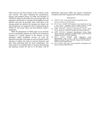 A study of throughput for iu cs and iu-ps interface in umts core ...
