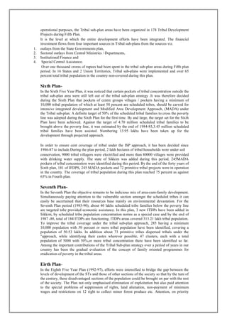 A study of tribal devlopment in india | DOCX