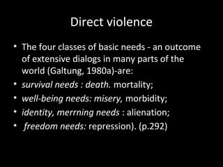 Astudyofviolenceinfightclub | PPT