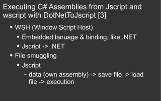 A Study on .NET Framework for Red Team - Part I | PPT