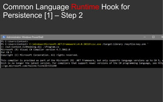 A Study on .NET Framework for Red Team - Part I | PPT