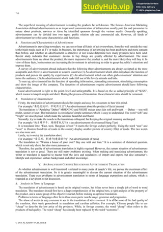 A Study On Advertisement Translation Based On The Theory Of Eco ...
