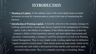 A STUDY ON ANALYSIS OF WORKING CAPITAL MANAGEMENT.pptx
