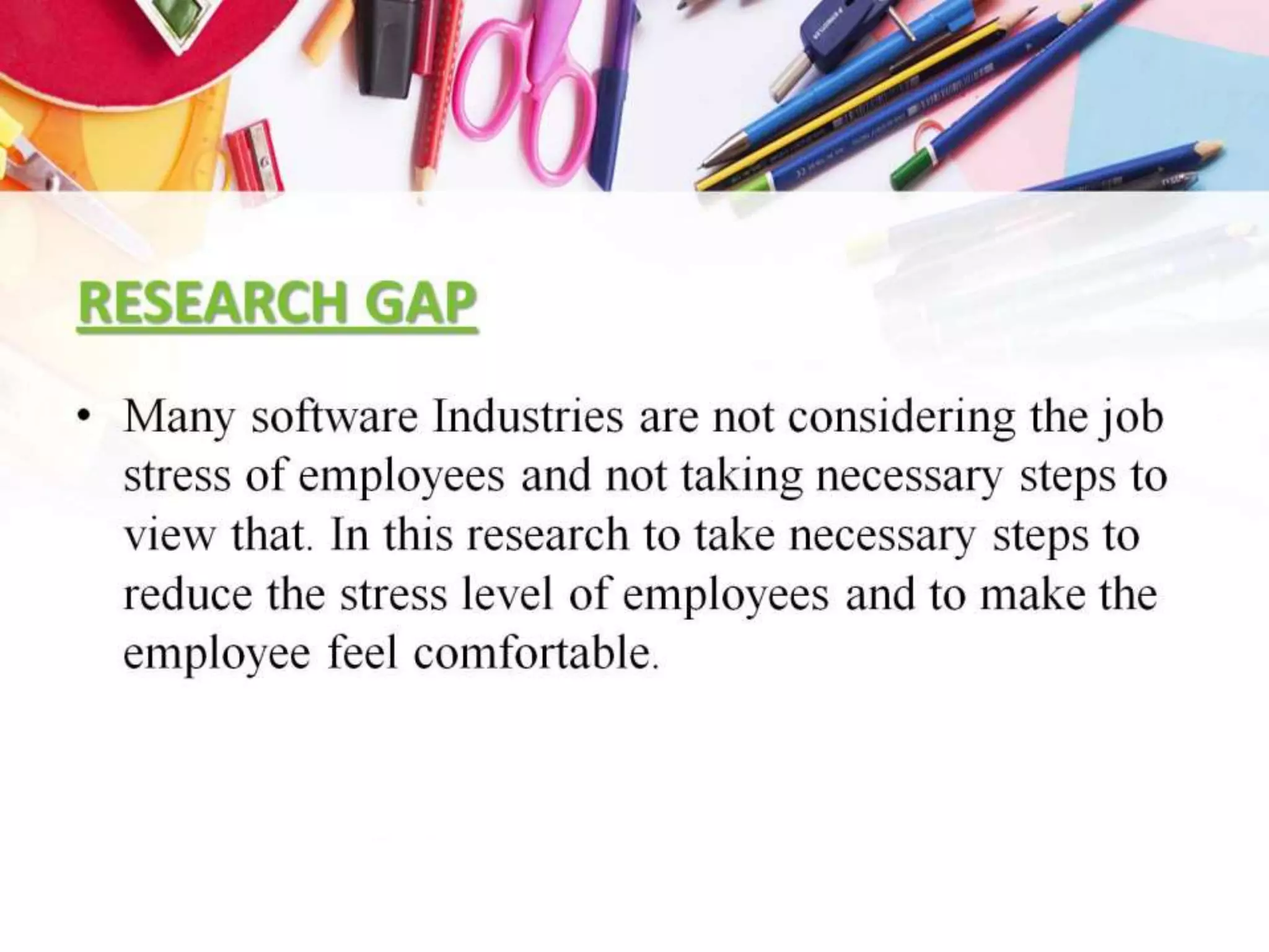 A study on assessing organizational role stress level | PPT