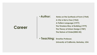 A study on Christopher Alexander | PDF