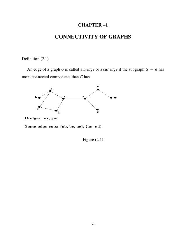 A study on connectivity in graph theory june 18 123e