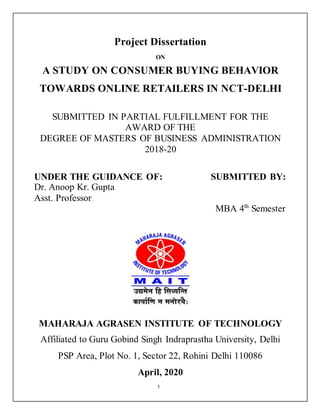 A study on consumer buying behavior towards online retailers in Delhi ...