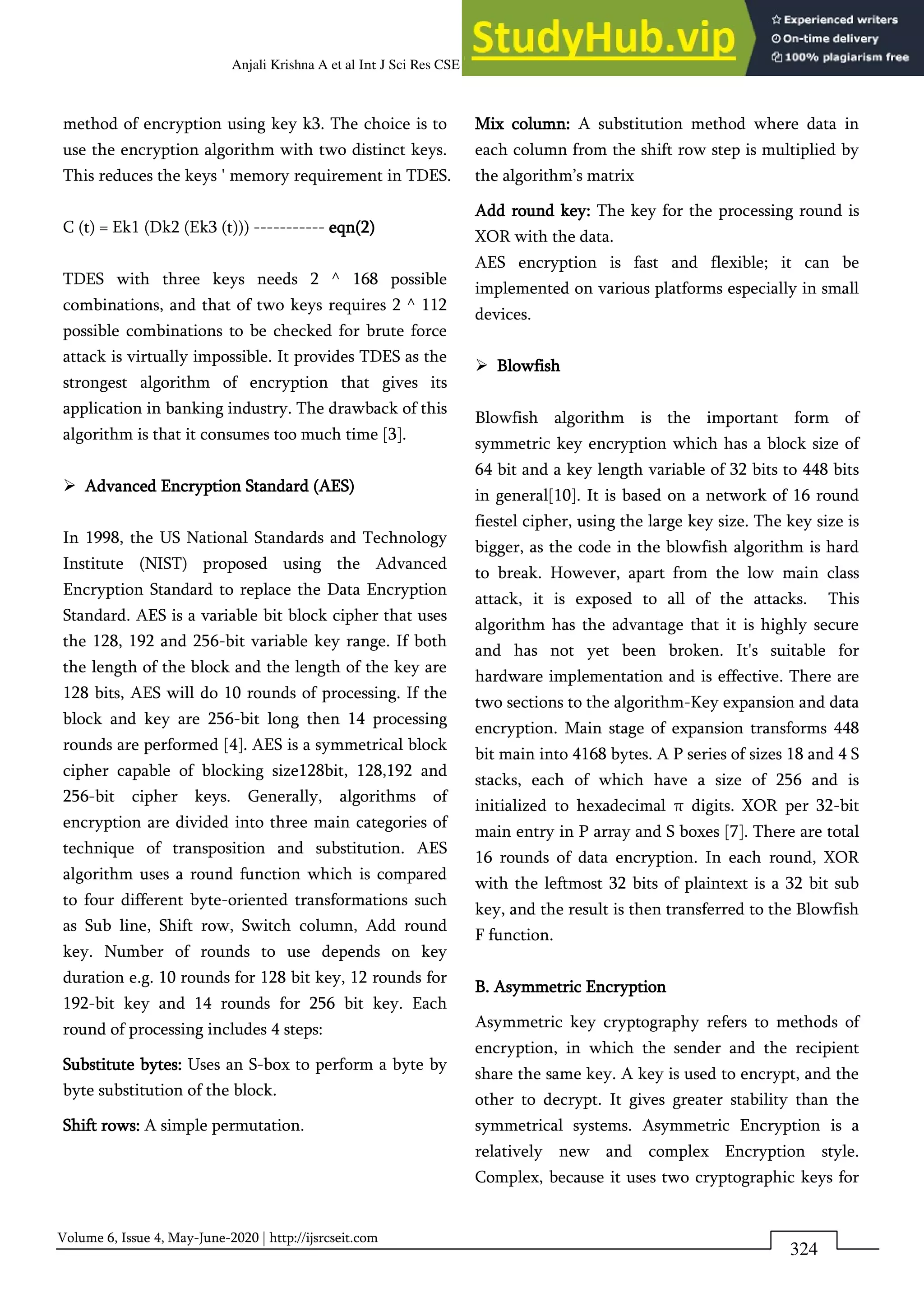 A Study On Cryptographic Techniques | PDF | Information and Network Security | Computing