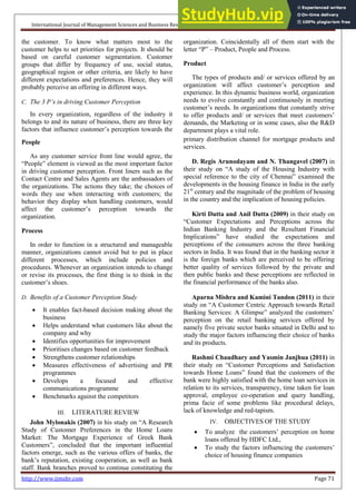 A Study On Customer Perception Towards HDFC Limited | PDF