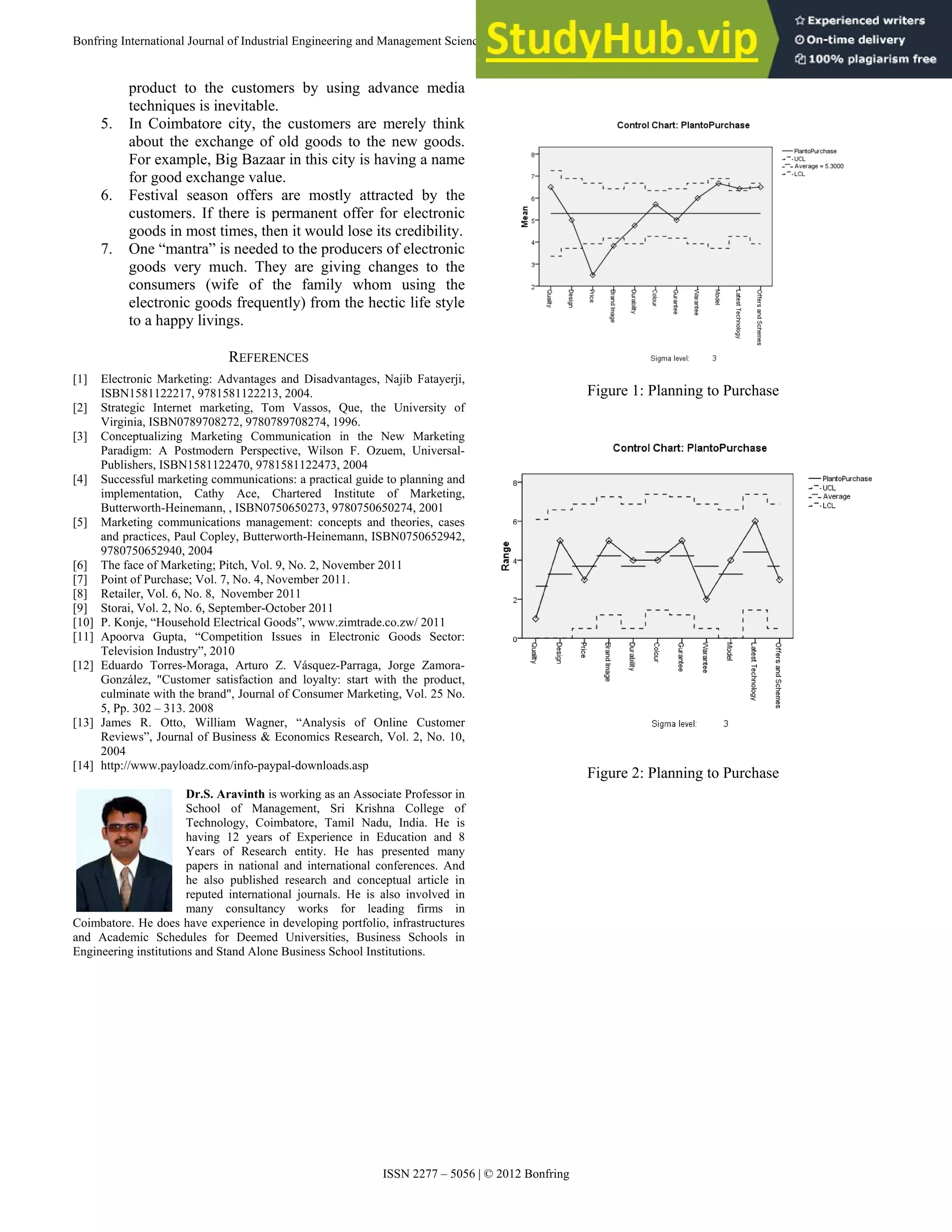 A Study On Customer Preference Towards Electronic Goods | PDF